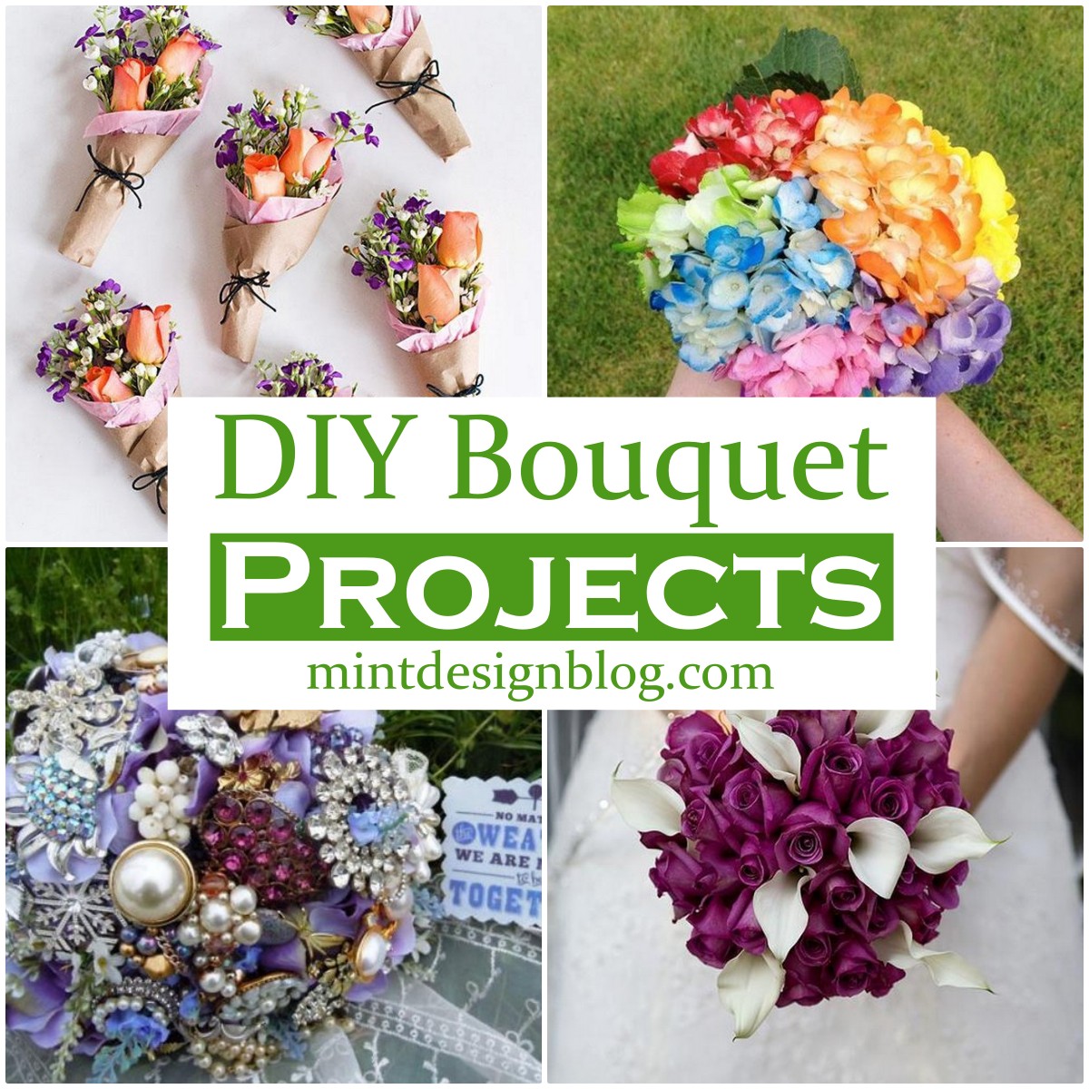28 DIY Bouquet Projects - Mint Design Blog