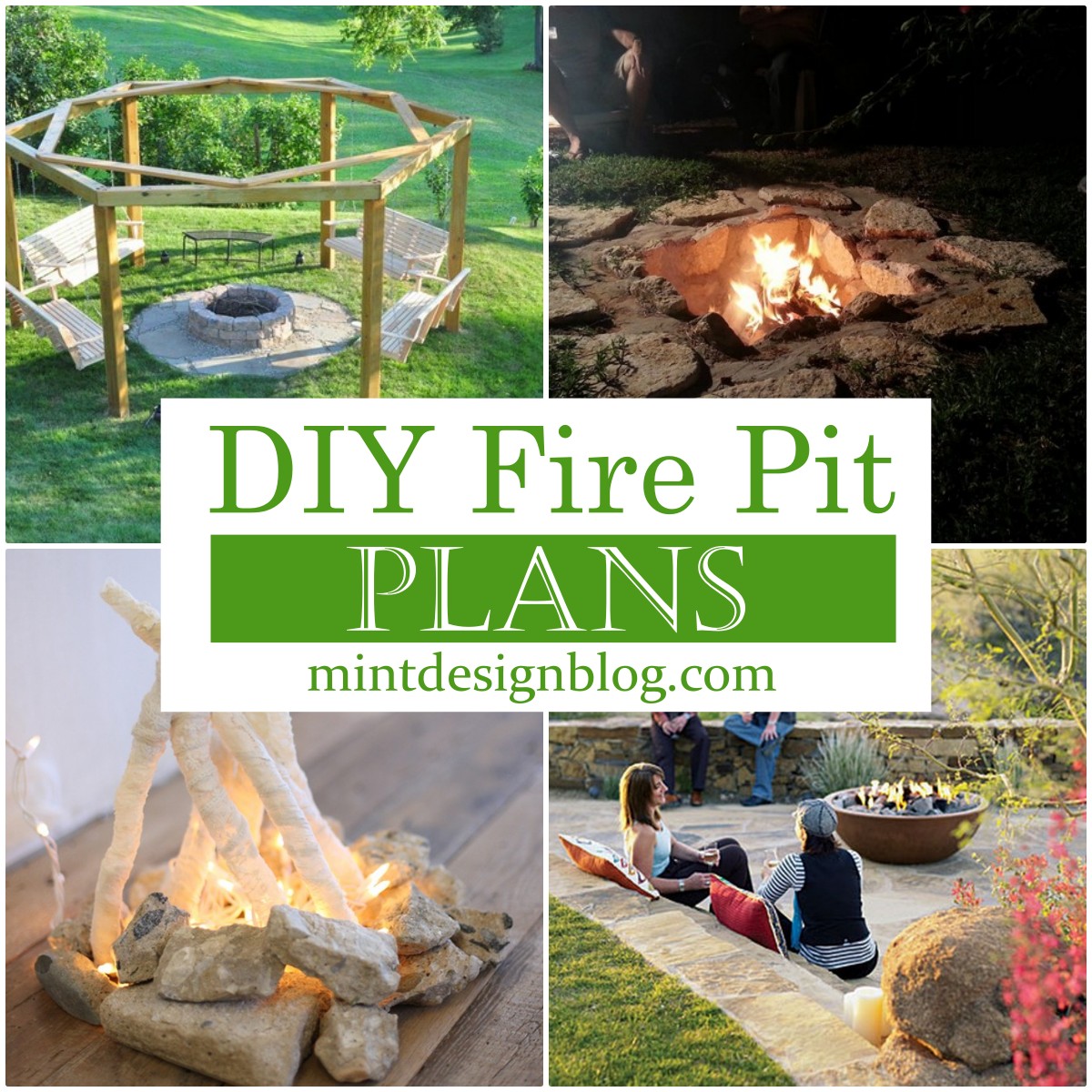 27 DIY Fire Pit Plans You Can Make Today - Mint Design Blog