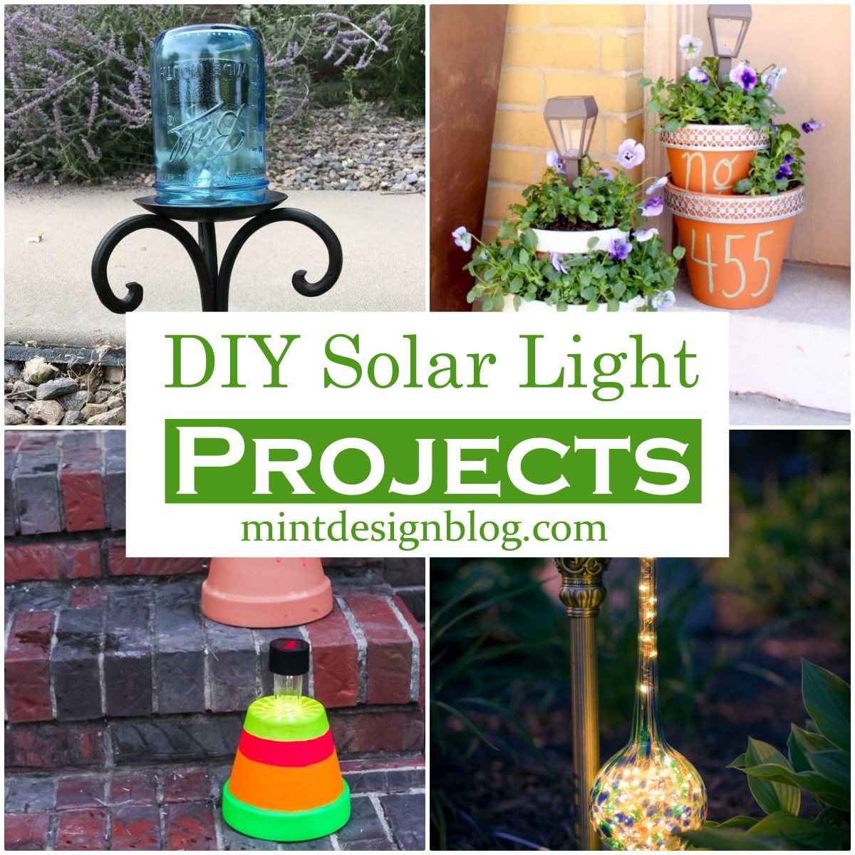 15 DIY Solar Light Projects - Mint Design Blog