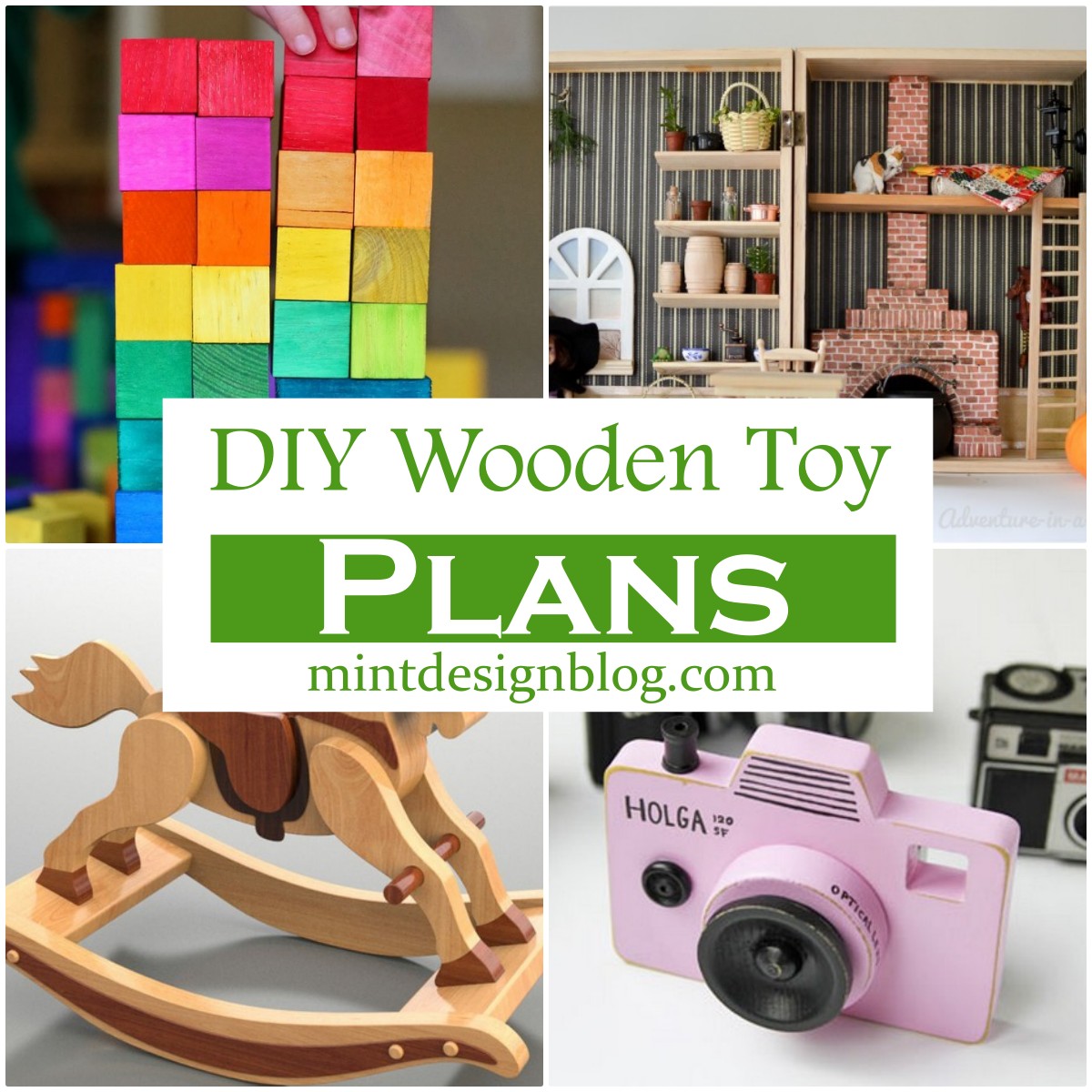 17 DIY Wooden Toy Plans For Kiddos - Mint Design Blog
