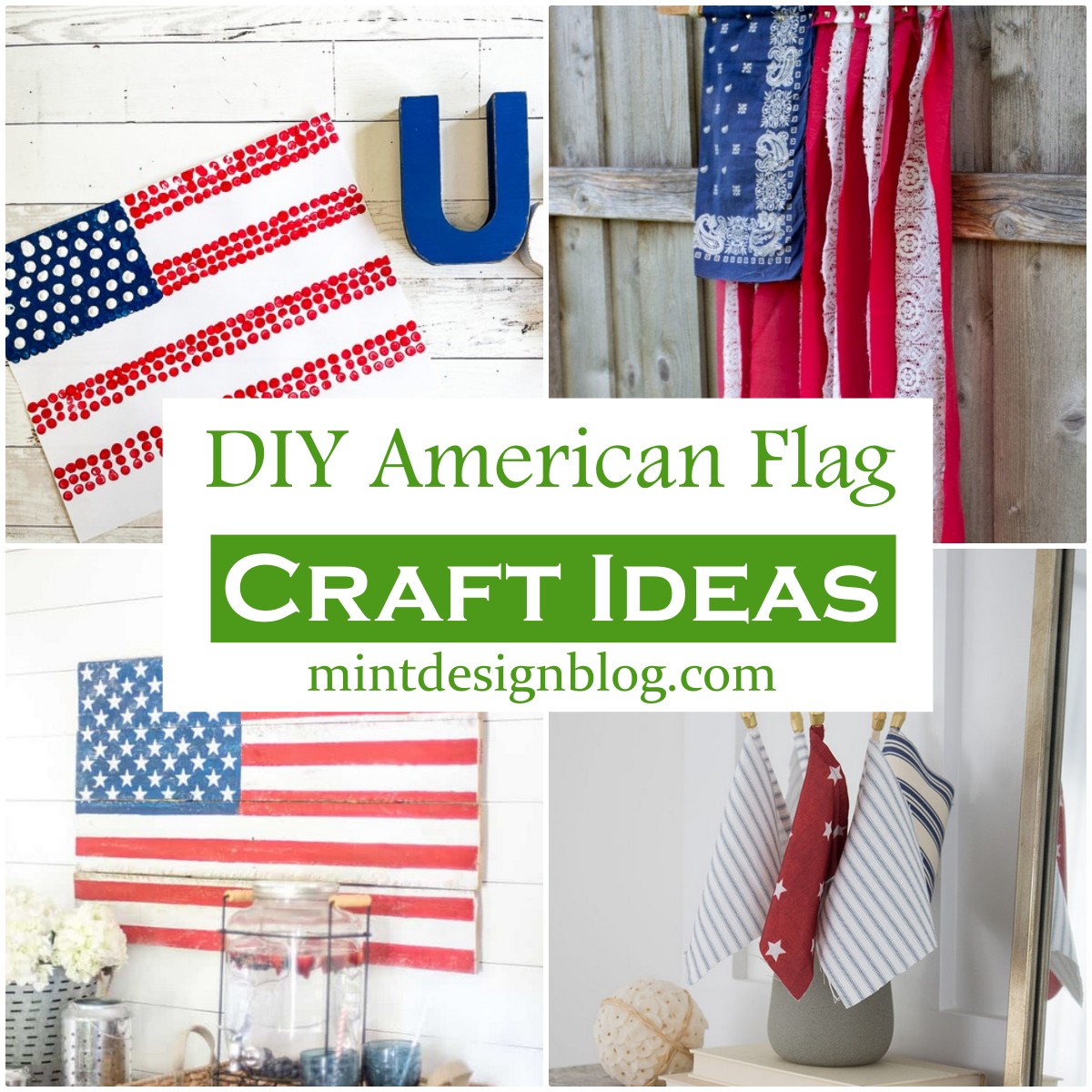 15 DIY American Flag Craft Ideas For Kids - Mint Design Blog