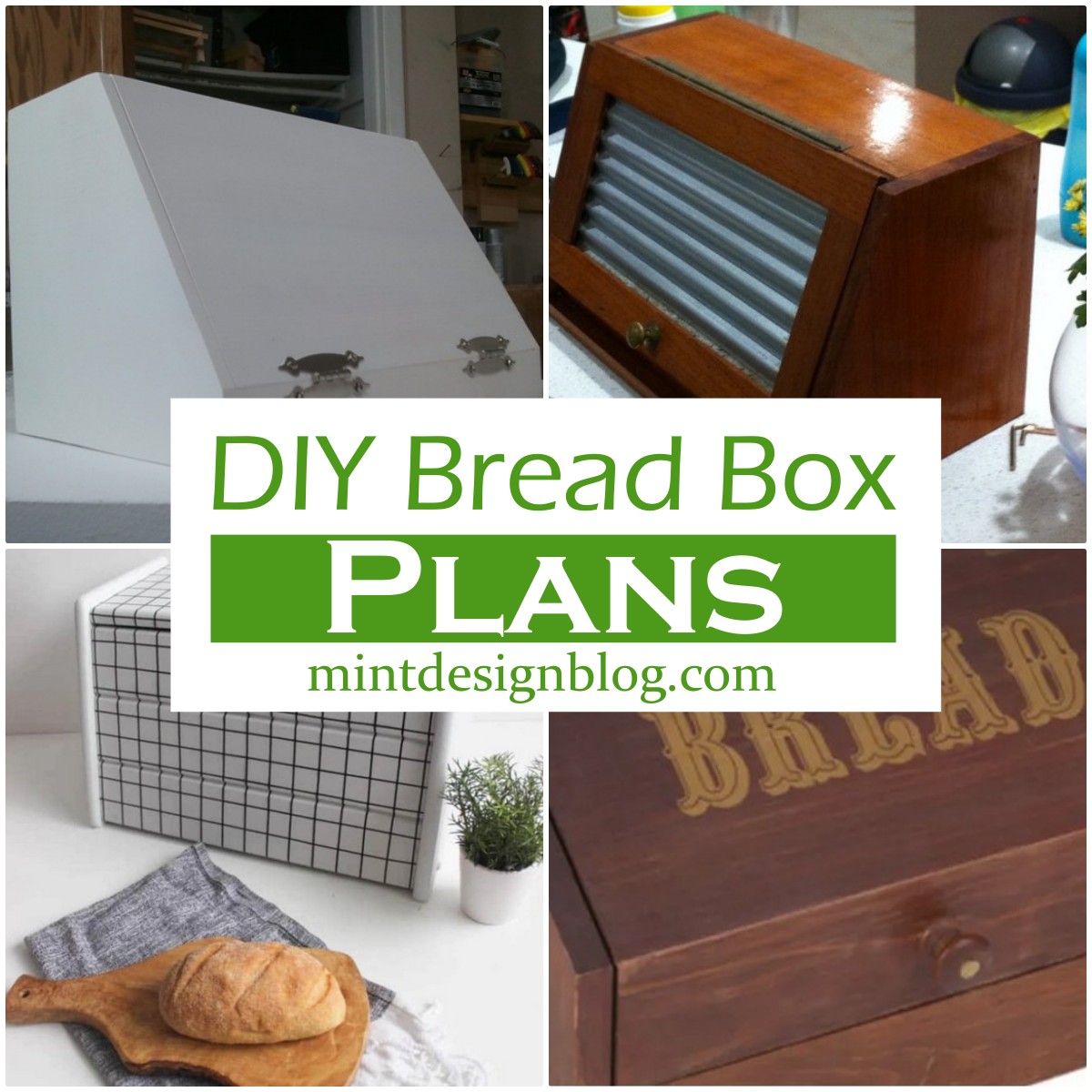 15 DIY Bread Box Plans You Can Make Today - Mint Design Blog