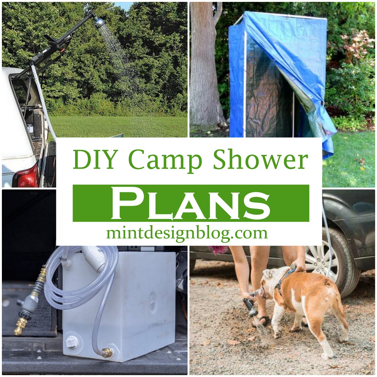 21 DIY Camp Shower Plans - Mint Design Blog