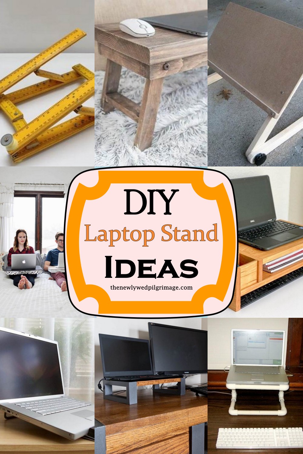 20 DIY Laptop Stand Ideas To Make Today - Mint Design Blog