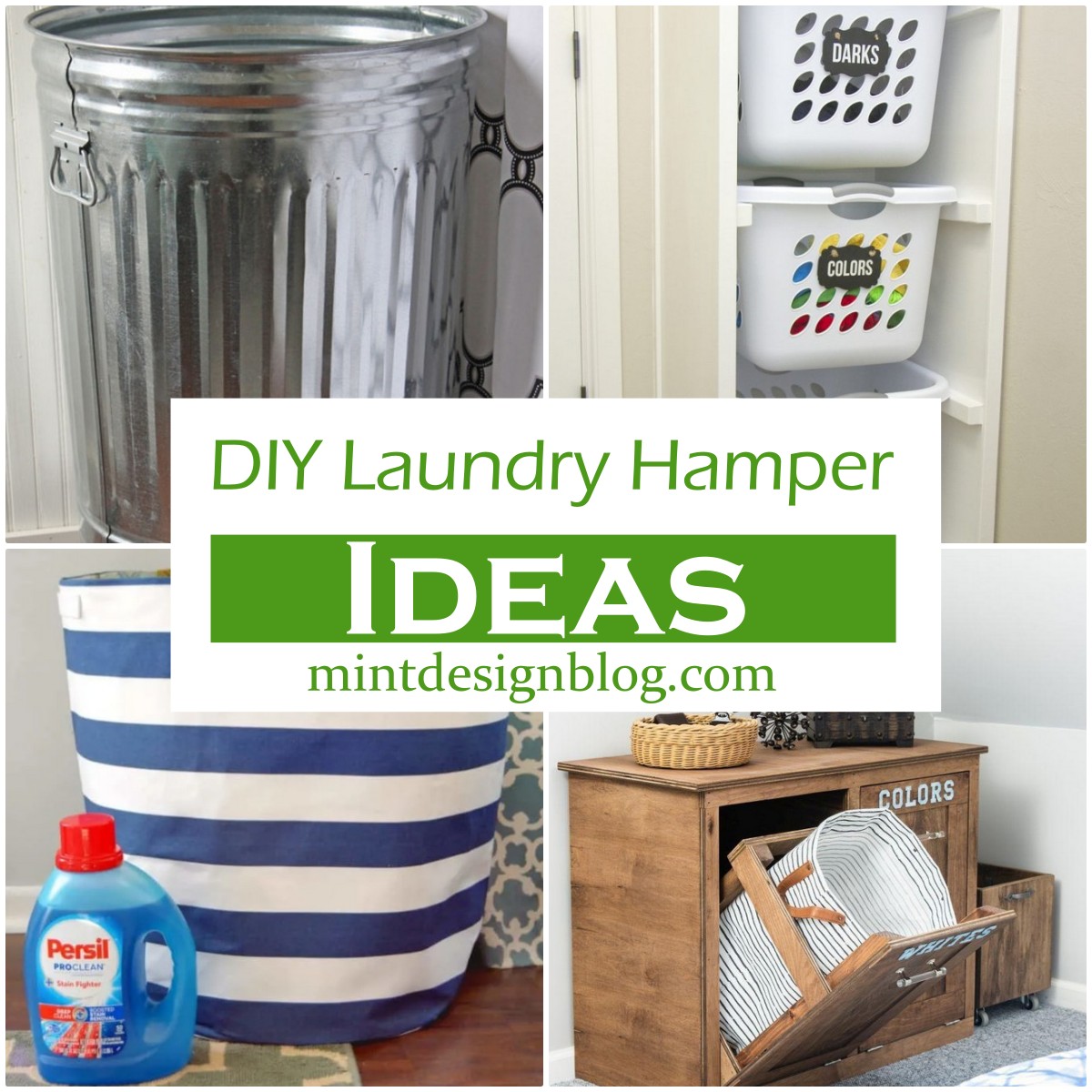 21 Diy Laundry Hamper Ideas Mint Design Blog