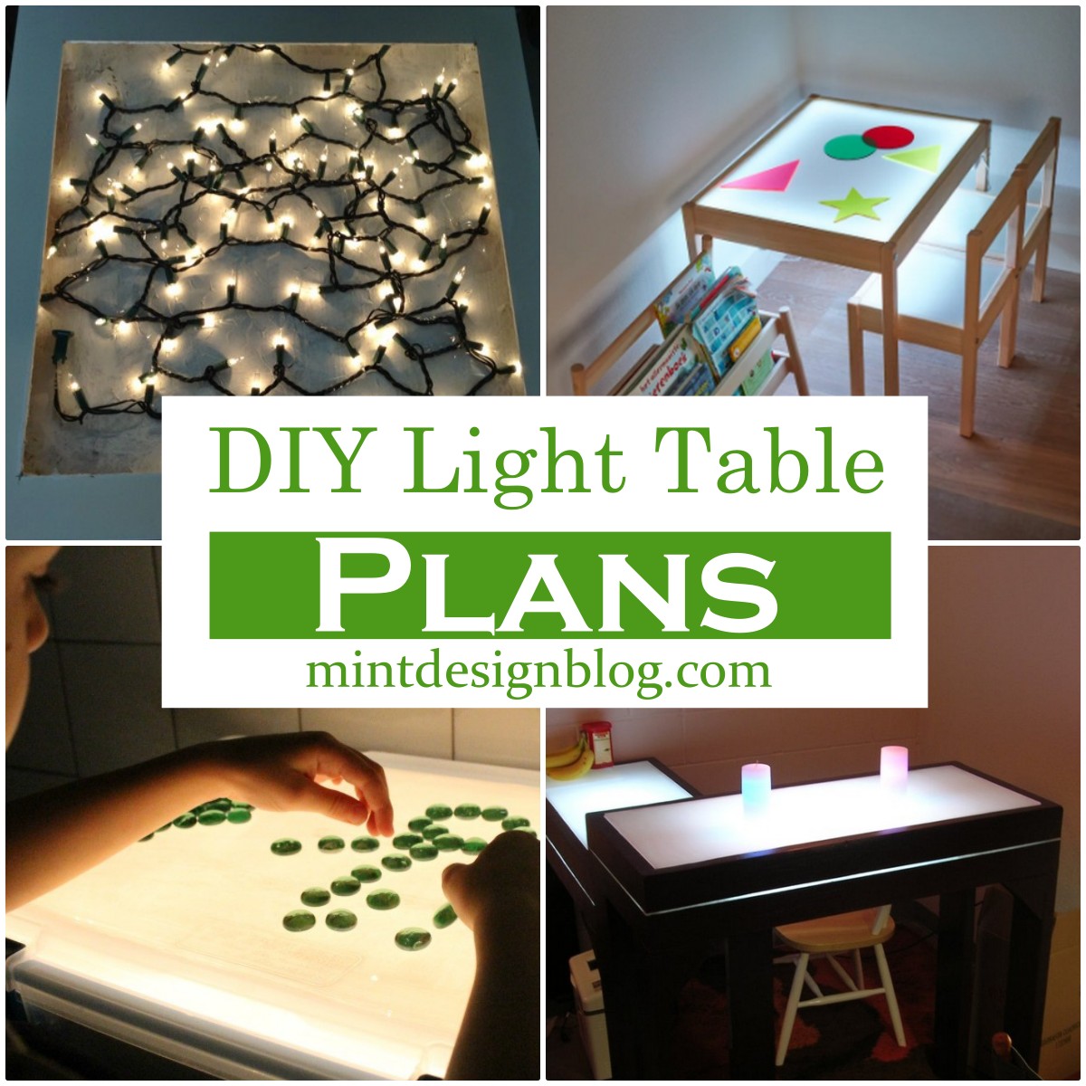 28 DIY Light Table Plans For Kids To Have Fun - Mint Design Blog