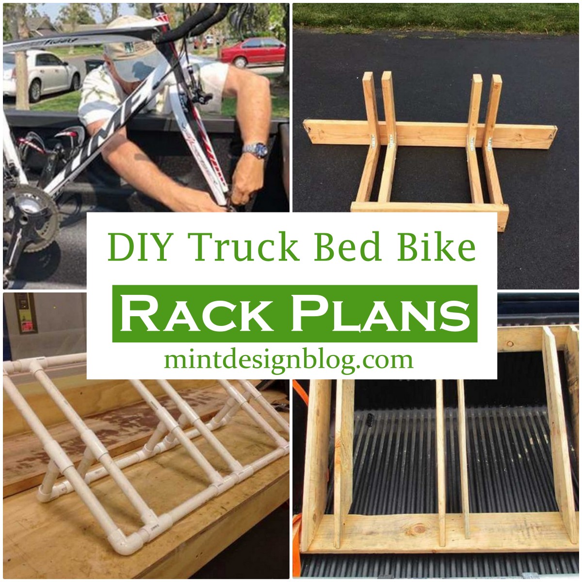 21 DIY Truck Bed Bike Rack Plans - Mint Design Blog