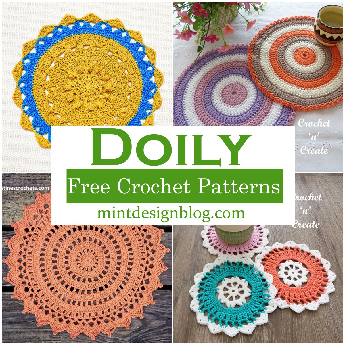 20 Free Crochet Doily Patterns To Make Today - Mint Design Blog