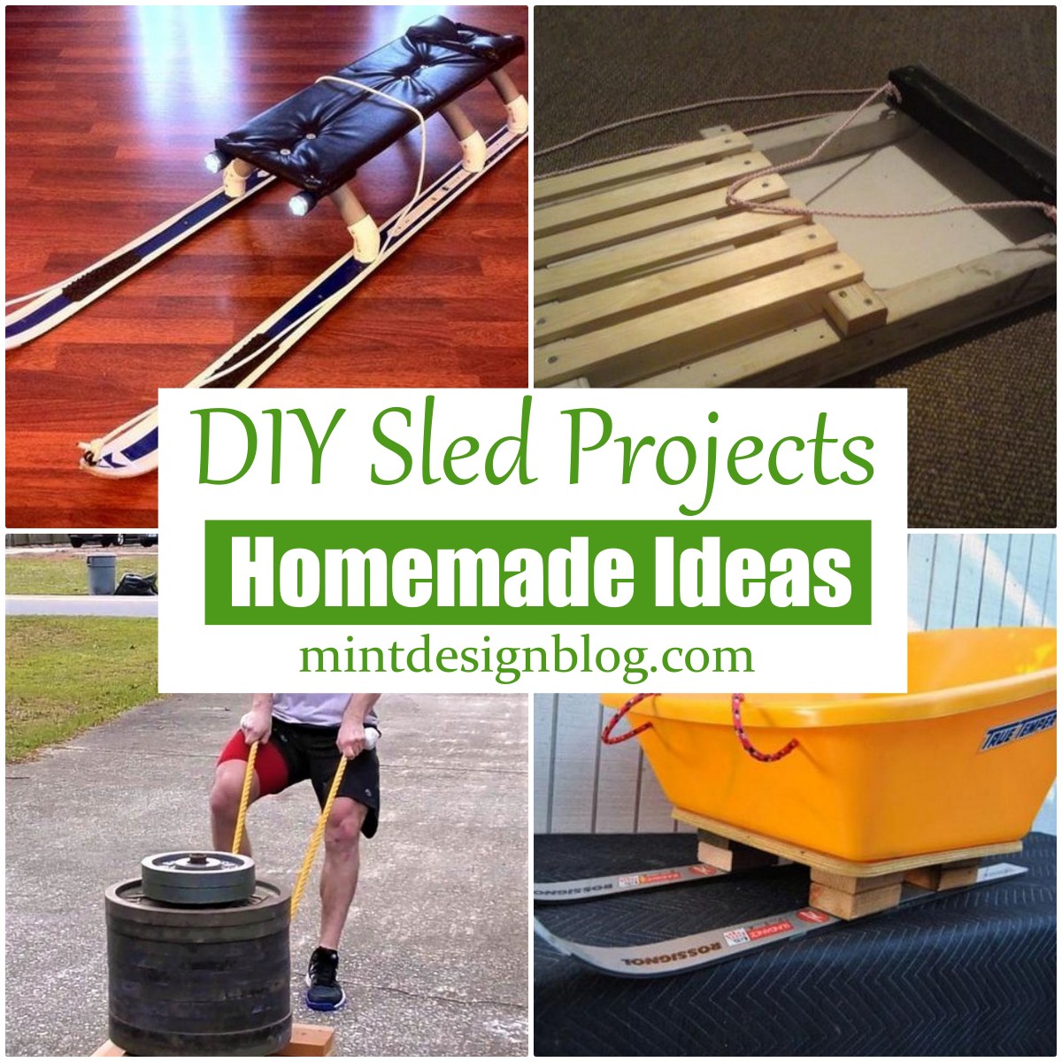 22 DIY Sled Projects Homemade Ideas - Mint Design Blog
