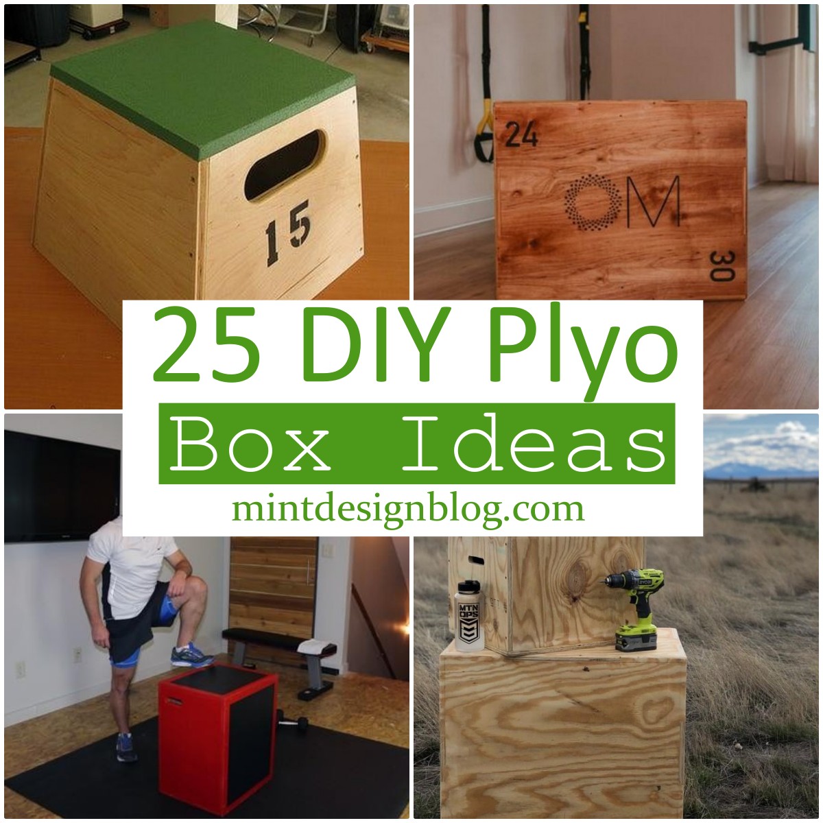 25 DIY Plyo Box Ideas - Mint Design Blog