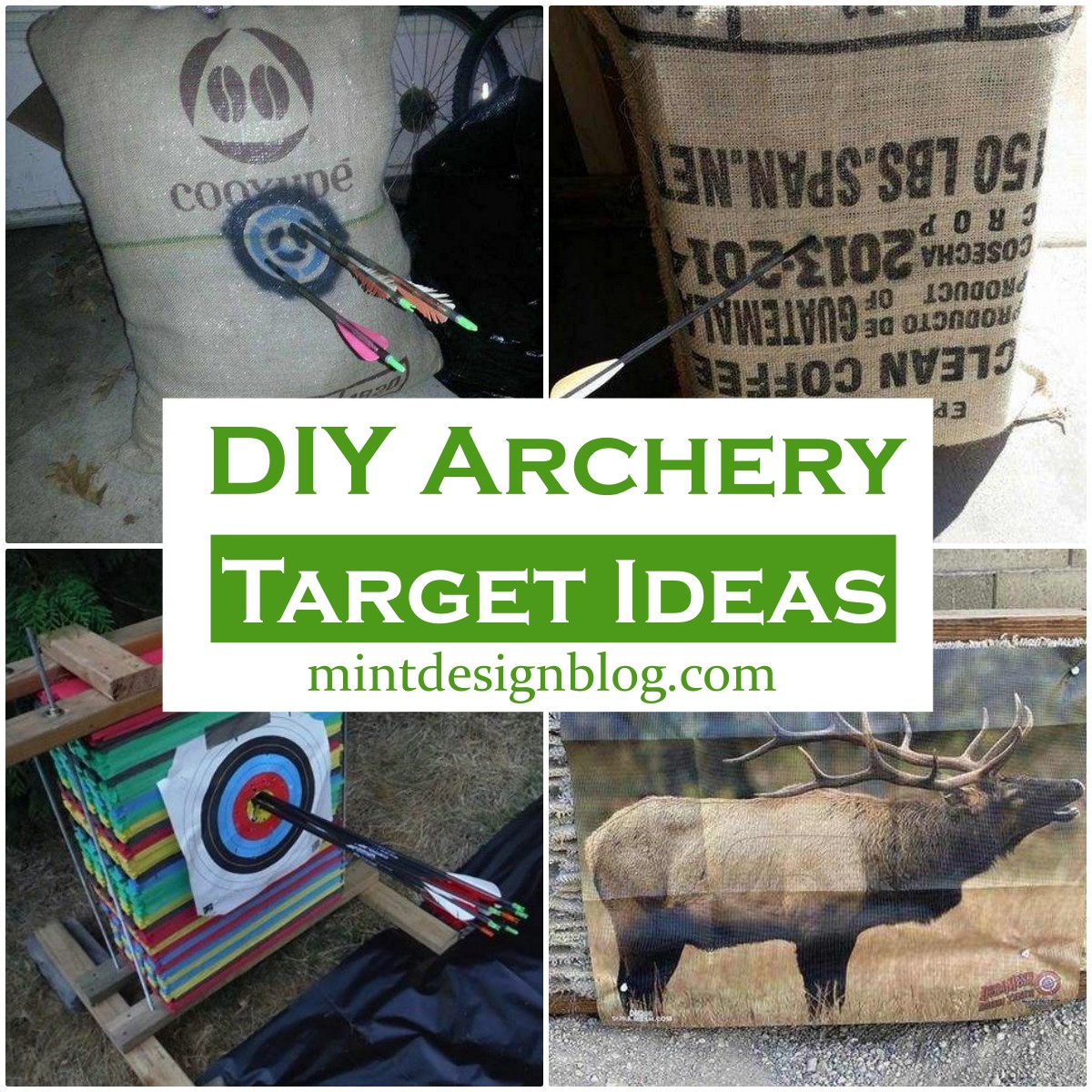 14 DIY Archery Target Ideas - Mint Design Blog