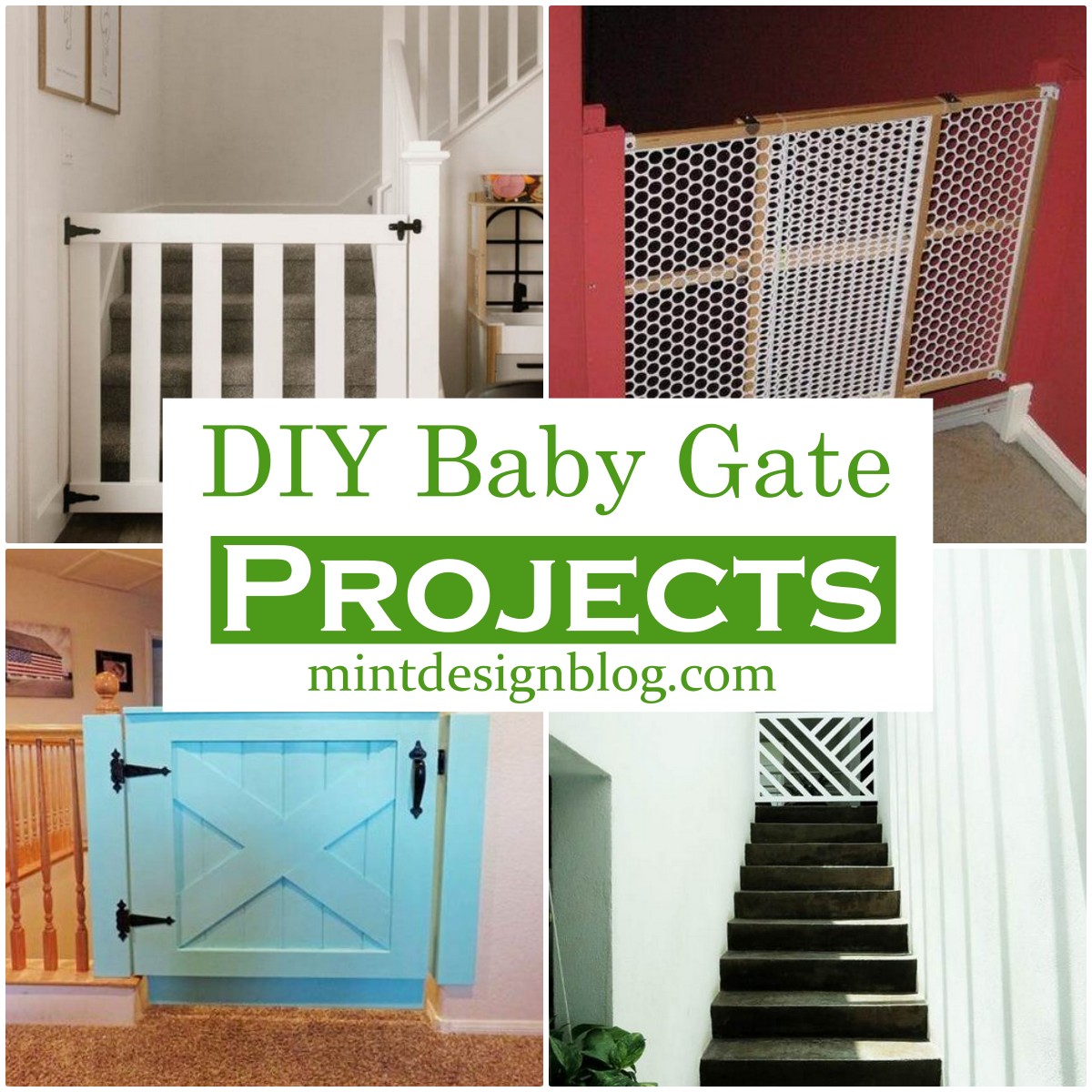 23 DIY Baby Gate Projects - Mint Design Blog