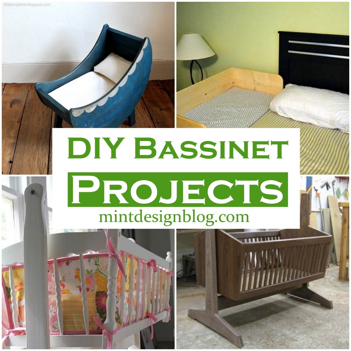 23 DIY Bassinet Projects - Mint Design Blog