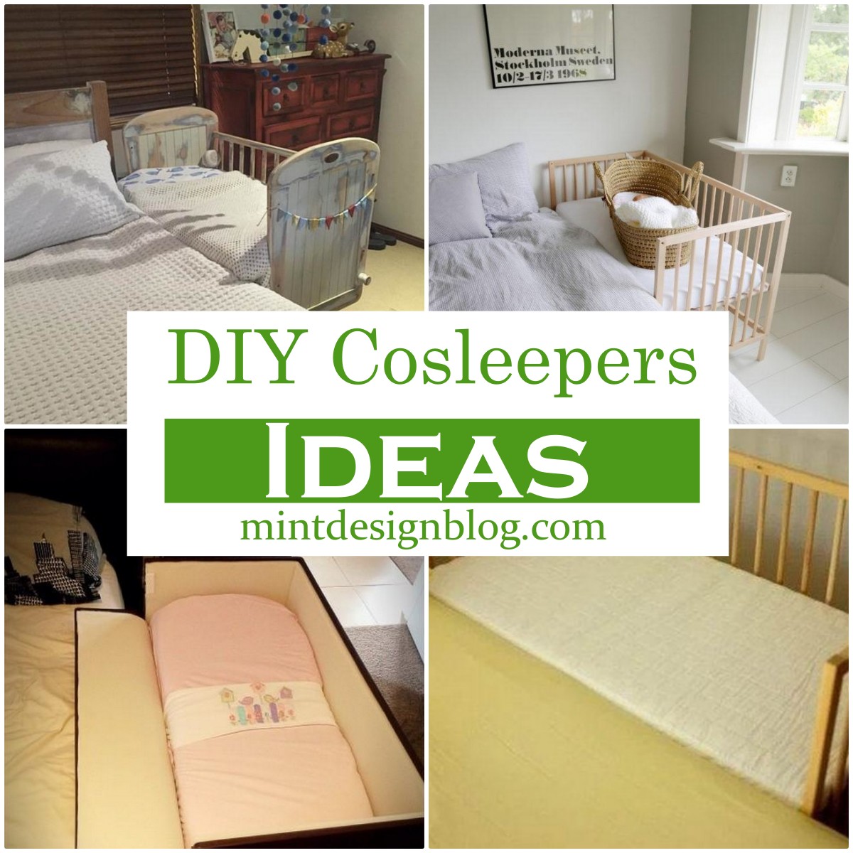 19 DIY Cosleepers Ideas - Mint Design Blog