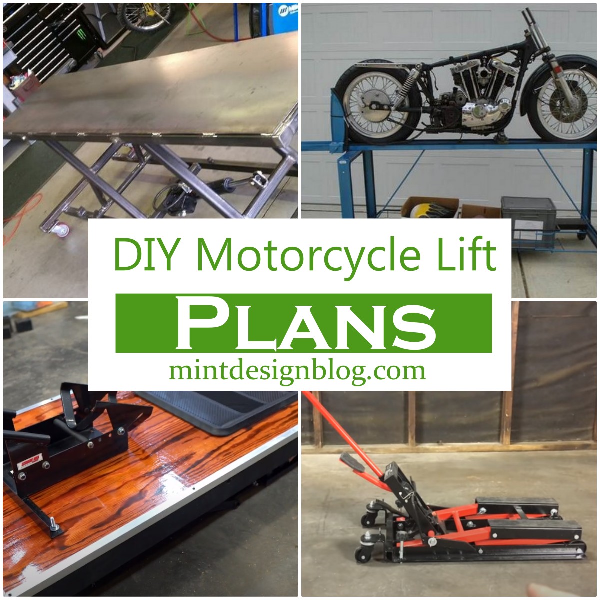 13 DIY Motorcycle Lift Plans - Mint Design Blog