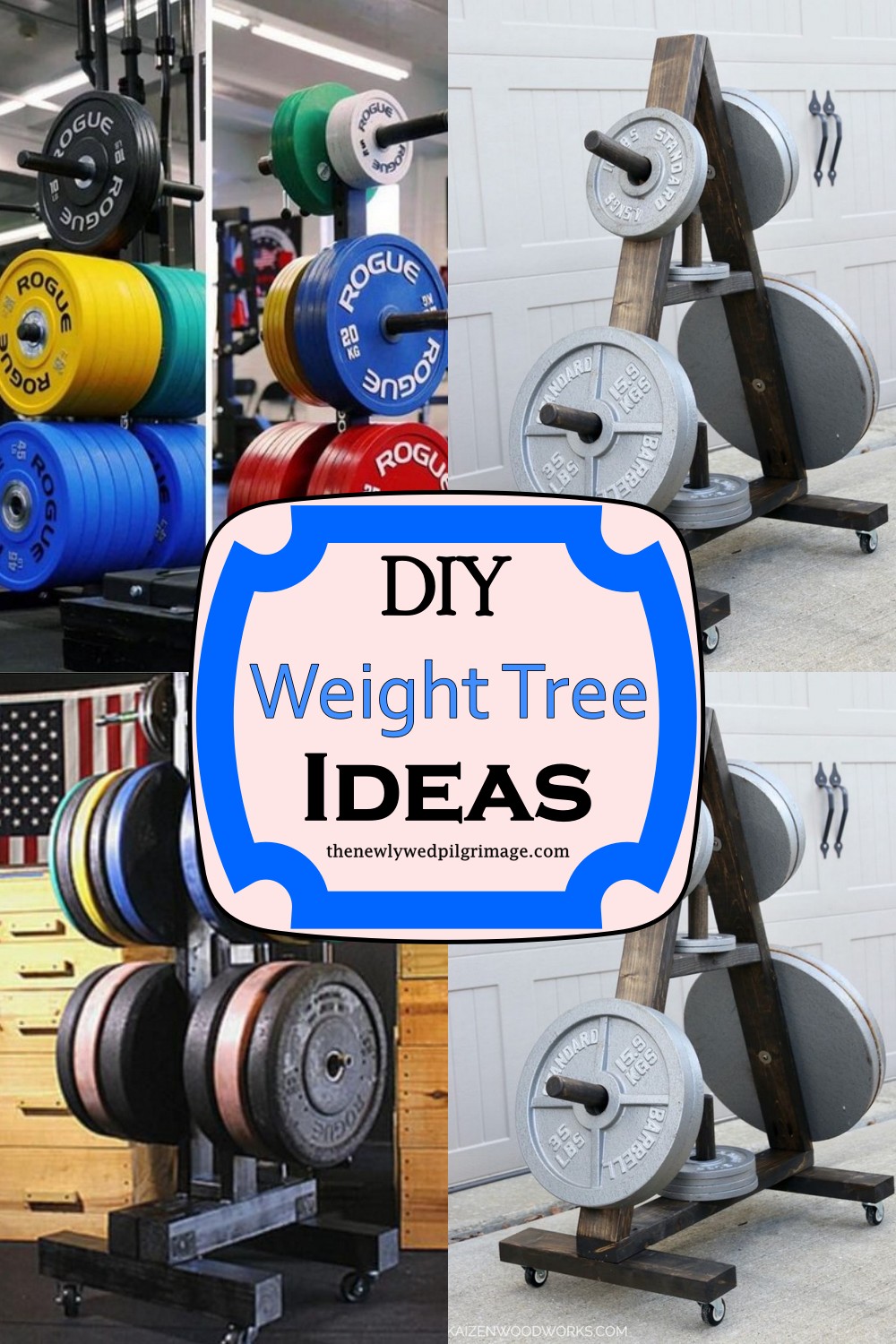15 DIY Weight Tree Ideas - Mint Design Blog