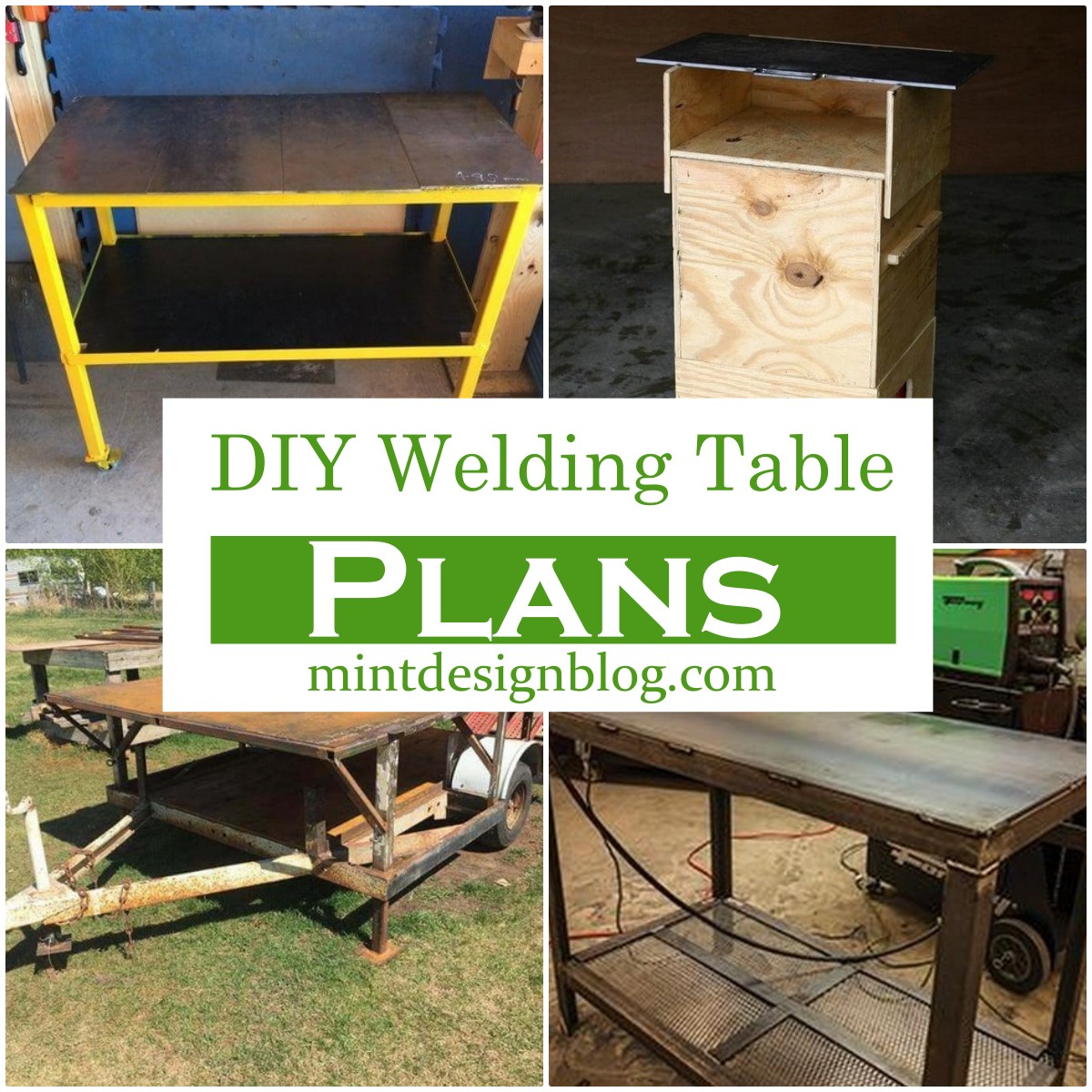 20 DIY Welding Table Plans - Mint Design Blog
