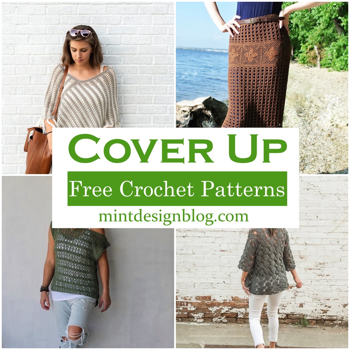 28 Free Crochet Cover Up Patterns - Mint Design Blog