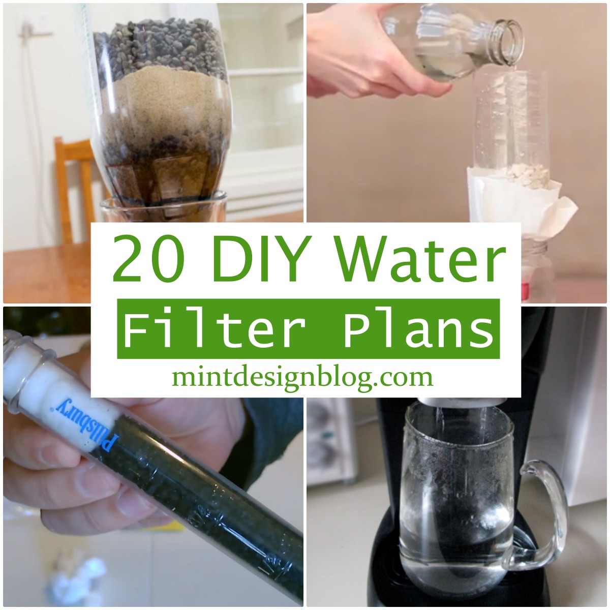 20 DIY Water Filter Plans - Mint Design Blog
