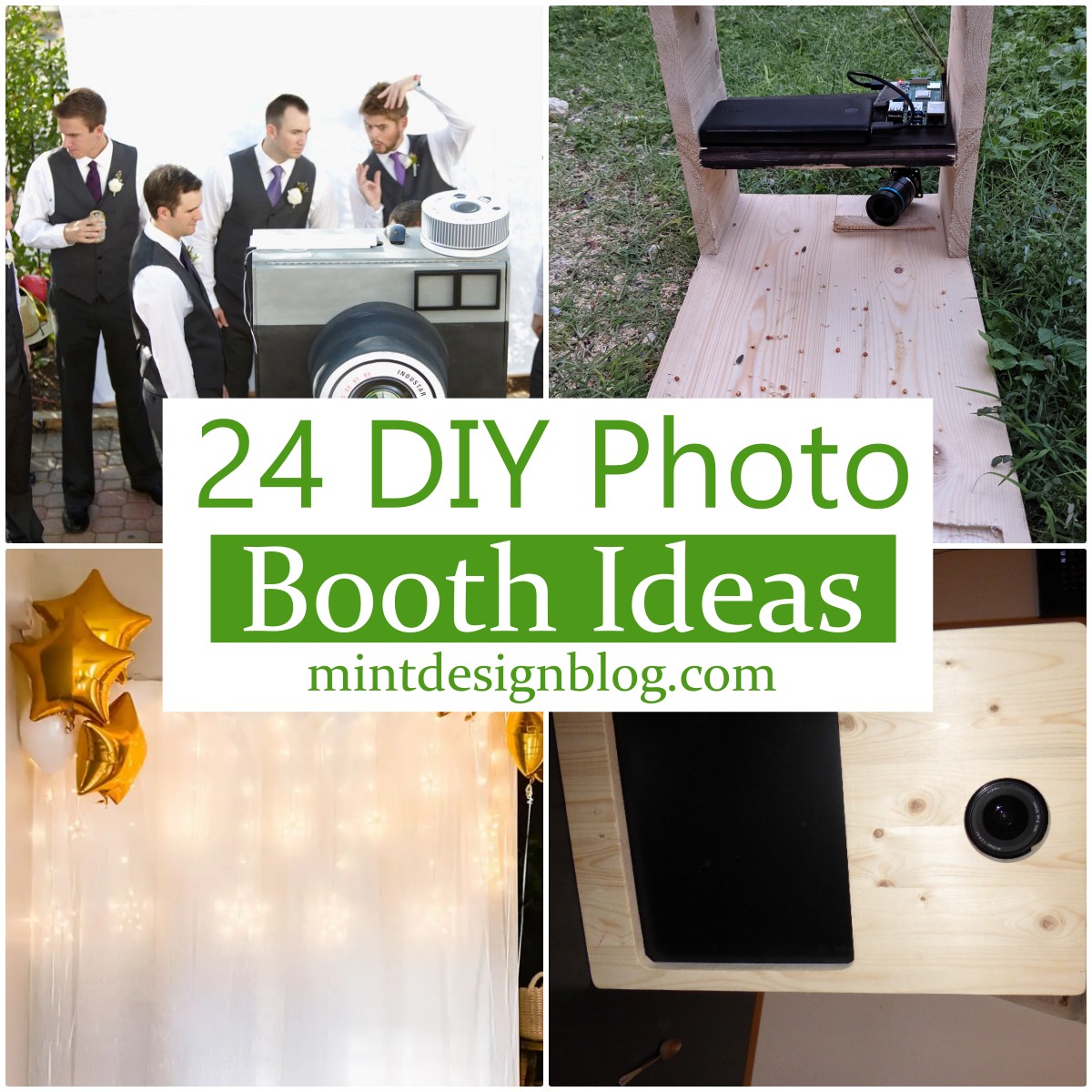 24 DIY Photo Booth Ideas - Mint Design Blog