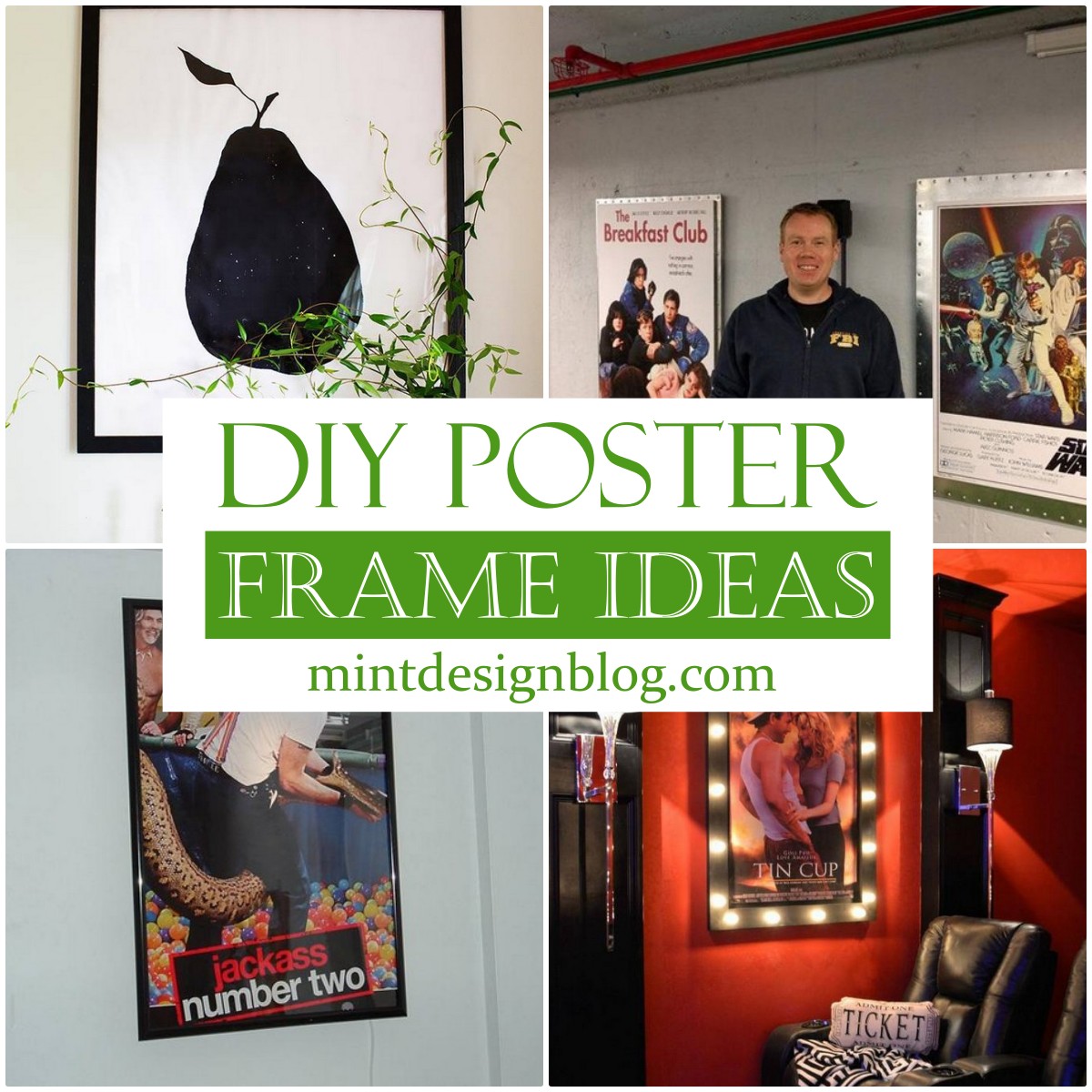 25 DIY Poster Frame Ideas For Kids Room - Mint Design Blog