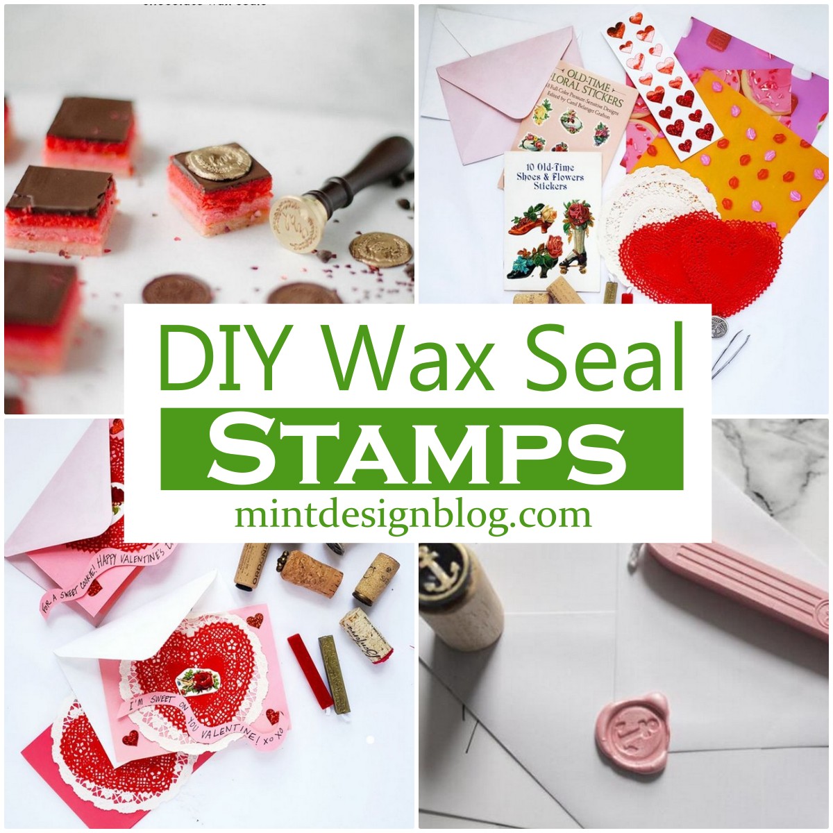 15 DIY Wax Seal Stamps For Gifts - Mint Design Blog