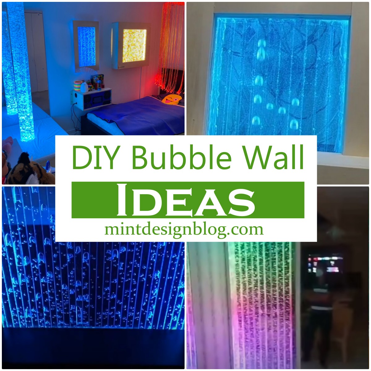 21 DIY Bubble Wall Ideas For Home Decor - Mint Design Blog